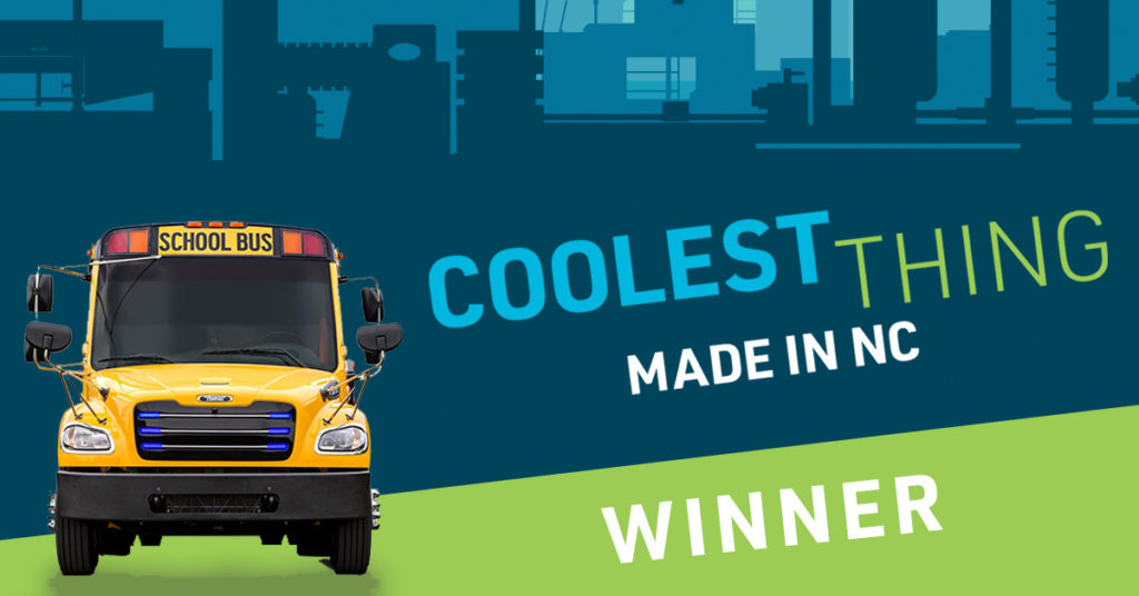 Thomas Built Buses Wins “Coolest Thing Made in NC” Title - NC Chamber