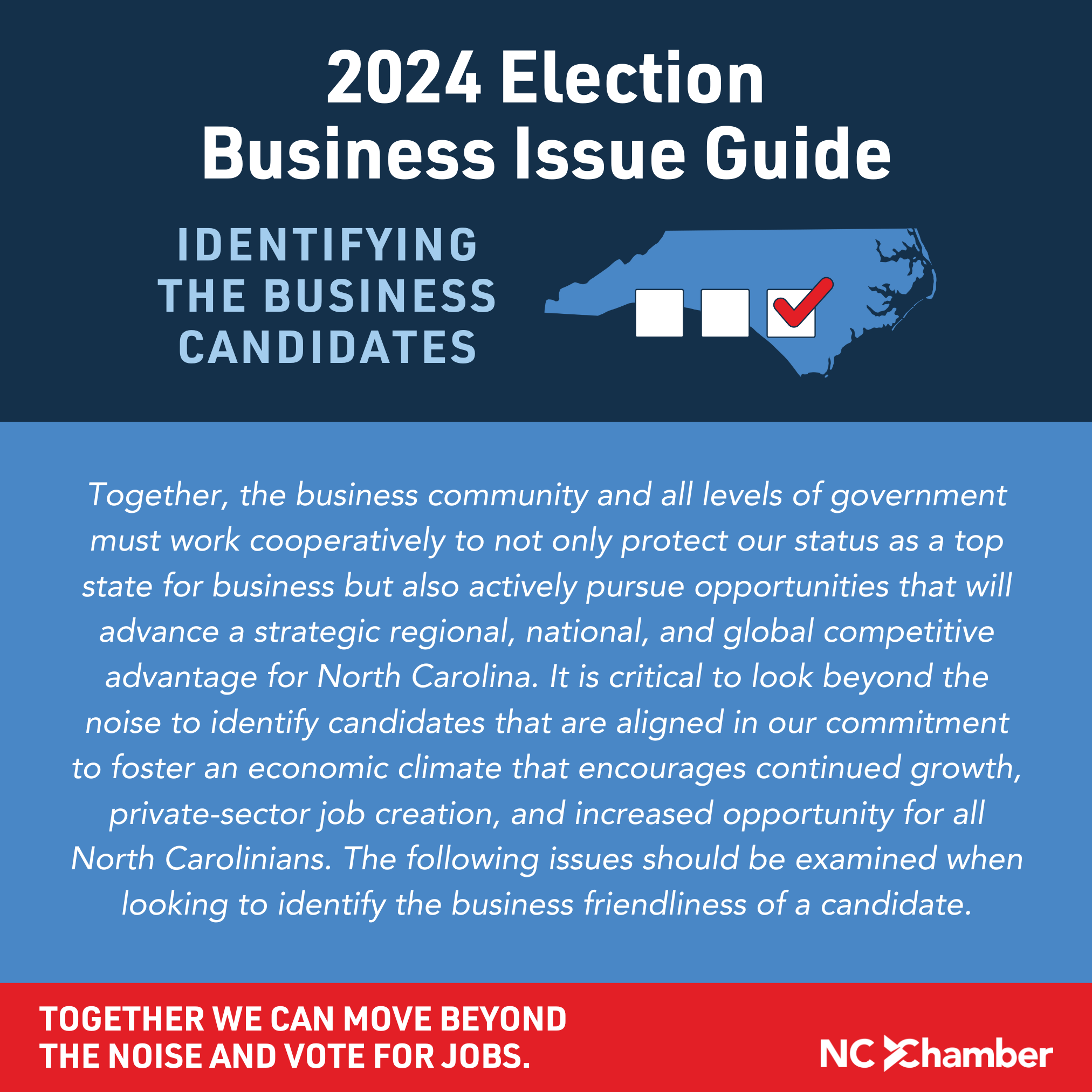 2024 Election Business Issue Guide - NC Chamber